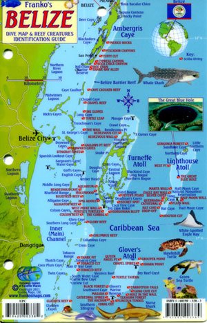 Belize Mini-map & Reef Creatures Identification Philippines | Ubuy