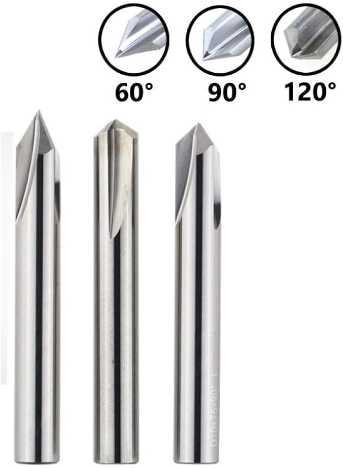 Bohrersets CNC Wolfram Vollhartmetall Senker Bohrer Fase Fräser Für ...