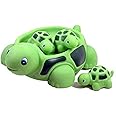 Amazon.com: Playmaker Toys Rubber Turtle Family Set of 4 Baby Bath Toys ...