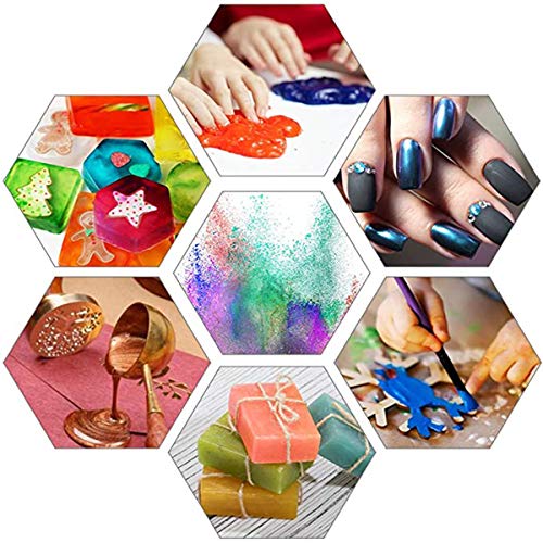 Mica Powder - 20 Colors 10g/0.35oz - Epoxy Resin Pigment Powder for ...