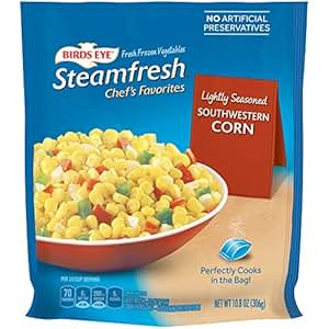 Birds Eye Steamfresh Chef's Favorite Frozen Southwestern Corn, Lightly ...
