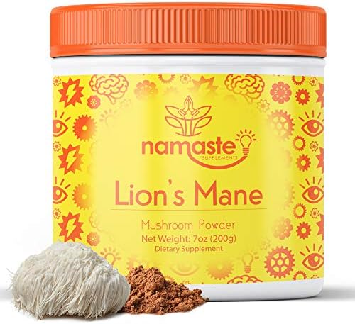 Namaste Supplements Lion's Mane Nootropic Mushroom Powder - Improves Immunity, Creativity ...