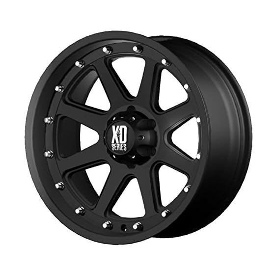 XD Series by KMC Wheels XD798 Addict Matte Black Wheel (17x9"/5x139.7mm ...