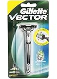 Buy Gillette Vector Plus Manual Shaving Razor Blades (Cartridge) - 6s ...