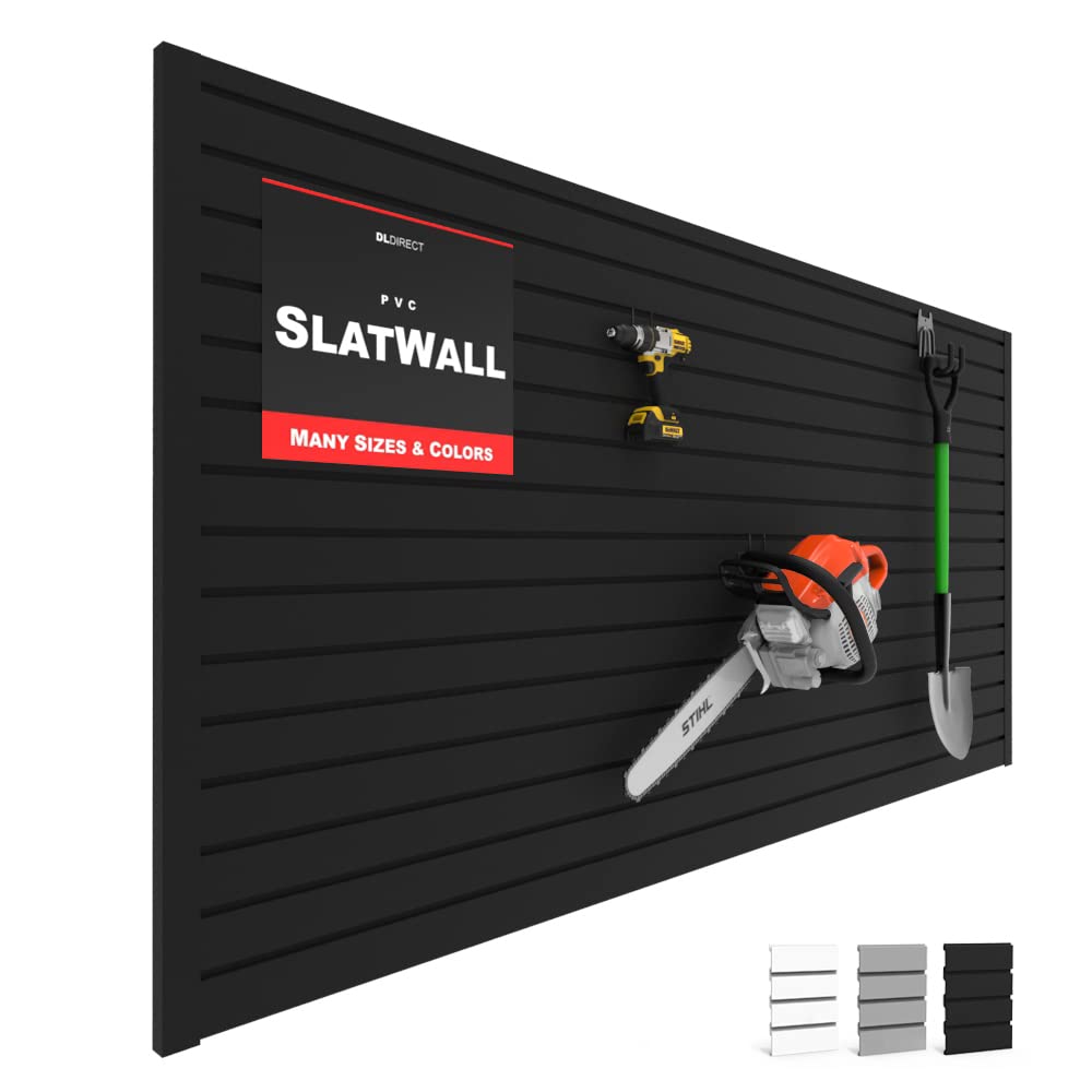 Mua Slatwall Panel Garage Wall Organizer: Heavy Duty Wall Mounted PVC ...