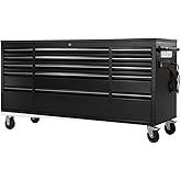 Amazon.com: CHETTO C 72-inch Rolling Tool Chest Cabinet Mobile Workbench with 15 Storage Drawers ...