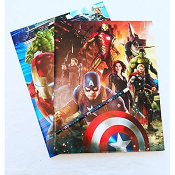 Amazon.com : Avengers 2-pocket Portfolio Folder (Pack of 2 Assorted ...
