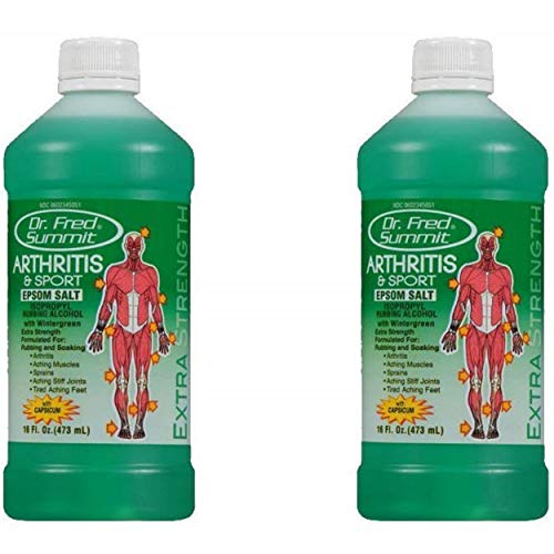 Dr Fred Summit Arthritis & Sport Rubbing Alcohol, Wintergreen, 2 Pack ...