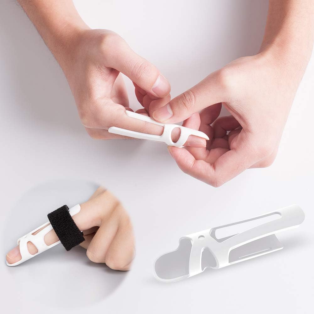 Amazon.com: Qiancheng Finger Splint Protector, Straightening Finger ...