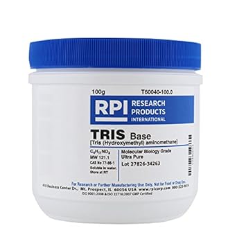 Tris Base Ultra Pure [Tris (Hydroxymethyl) Aminomethane], 100 Grams ...