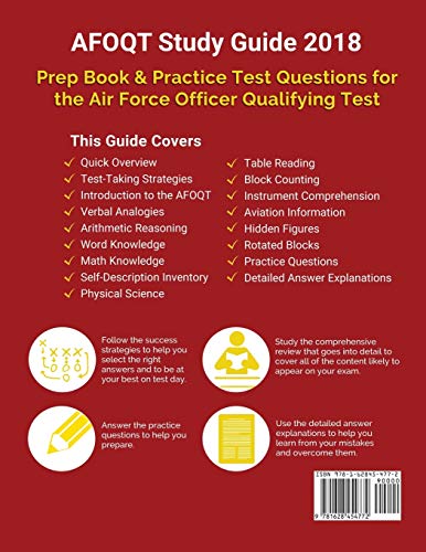 AFOQT Study Guide 2018: Prep Book & Practice Test Questions for the Air ...