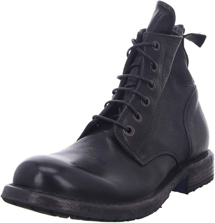 MOMA Herren Schuhe Stiefeletten 2CW007-CU Cusna Nero Leder Schwarz ...