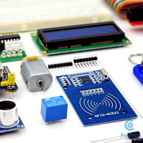 Adeept RFID Starter Kit for Raspberry Pi 4 3 Model B+ B, Stepper Motor ...