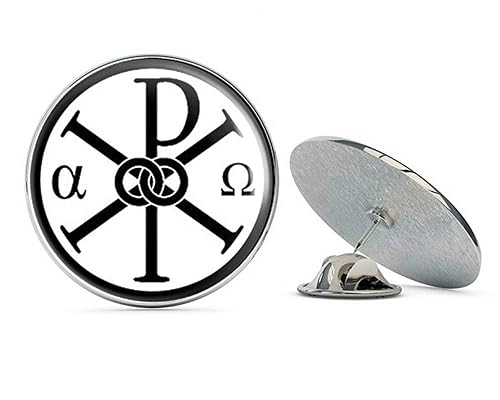 Amazon.com: NYC Jewelers Round Alpha Omega Chi Rho Symbol (Greek Letter ...