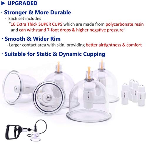 ASCLE Cupping Set w/ Extra Thick Super Cup, 20-Cup | Pricepulse