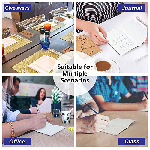 30 Pack Kraft Notebooks, 15 Designs A6 Cute Mini Pocket Notebooks and ...