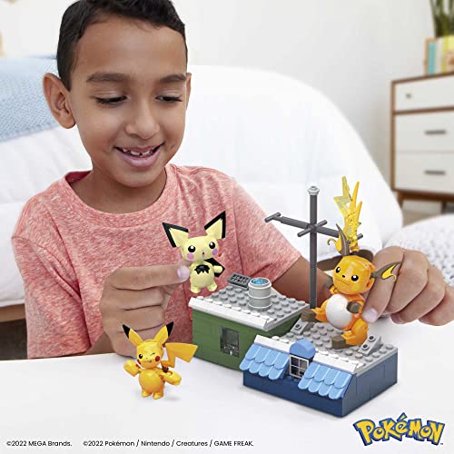 Mega Pokemon HKT23 Evolution Pikachu Construction Set with 3 ...
