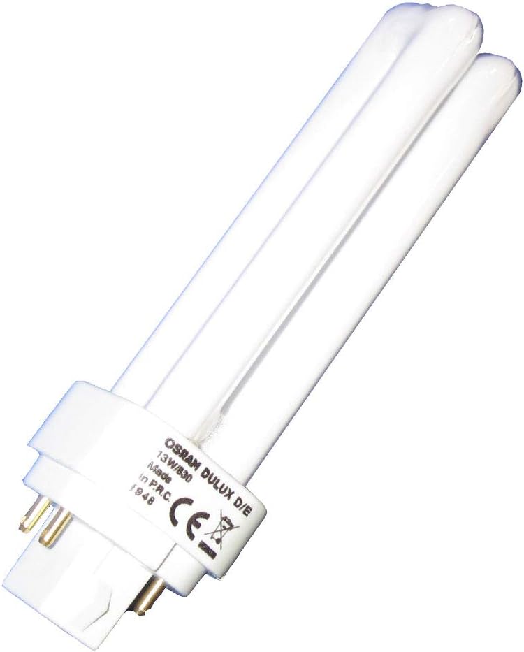 Osram Dulux D/E 13 Watt - 13W/827 Compact Fluorescent Lamp: Amazon.co ...