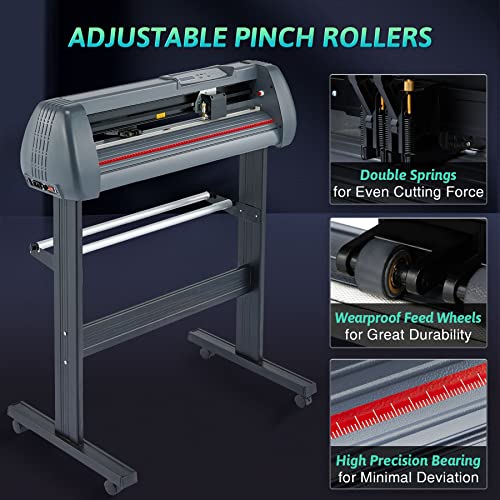 CO-Z 28" Vinyl Cutter Machine, Vinyl Printer Machine with Stand ...