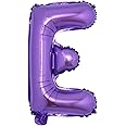 Amazon.com: 16 inch Purple Alphabet Letter and Number Balloons Set ...