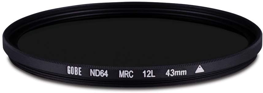 Gobe 43mm ND64 (6 Stop) ND Lens Filter (1Peak) – BigaMart