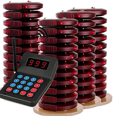 Wireless Calling System Queue Call Restaurant Paging System for Restaurant Food Truck Coffee ...