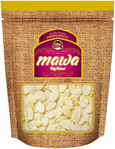 Mawa Sliced Raw Almonds/Badam 500g | Almonds Nuts Snack | Sliced ...