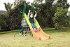 Platports 8 FT Freestanding Backyard Wavy Water Slide for Children ...