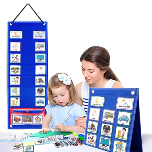 Visual Schedule for Kids Chore Chart，103 Daily Schedule Board Routine ...