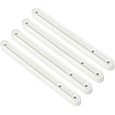 uxcell Drawer Slides, 10Pcs 300mm - Plastic Drawer Rails, Side Mounted ...