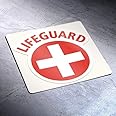 Amazon.com: Lifeguard (3 Pack) Vinyl Decal Sticker - Car Truck Van SUV ...