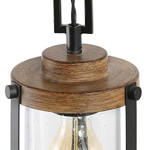 LOG BARN Pendant Lighting for Kitchen Island, Farmhouse Mini Chandelier ...