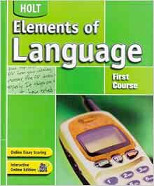 Amazon.com: Elements of Language: Student Edition Grade 7 2004 ...