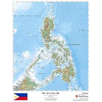 Buy Philippines - 17" x 22" Paper Wall Map Online at Lowest Price in Ubuy India. B07BBW3Z17