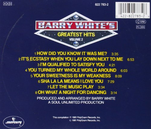 Barry White Album: «Barry White's Greatest Hits Vol. 2»