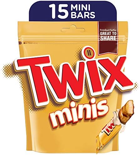 Twix Minis Chocolate Mini Bars, Pouch, 300g (15 pcs) price in UAE ...