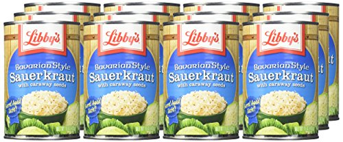 Libby's Bavarian Style Sauerkraut with Caraway Seeds| Classic Barrel Aged Taste | Mildly Tart ...