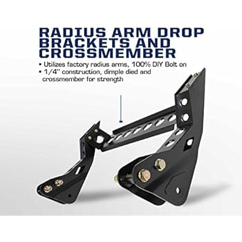 Amazon.com: Pro Comp 62698 2.5" - 3.5" Radius Arm Bracket for Ford F ...