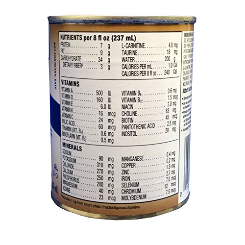 Pediasure Liquid Enteral Formula Institutional-Use with Fiber, Vanilla ...