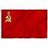 Flaggenking UdSSR Sowjetunion Flagge/Fahne - wetterfest, mehrfarbig ...