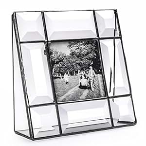 Amazon.com - J Devlin Pic 112-33 3x3 Crystal Glass Picture Frame ...