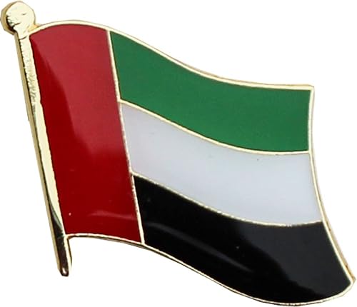 United Arab Emirates Flag Die-struck Metal Single Lapel Pin with ...
