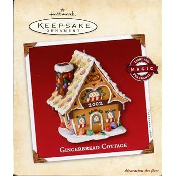 Amazon.com: Hallmark Keepsake Ornament Gingerbread Cottage 2002: Home ...