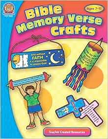 Bible Memory Verse Crafts (Bible Crafts): Mary Teacher Created ...