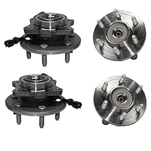 Amazon.com: Detroit Axle - Front Wheel Bearing and Rear Hub Assembly ...