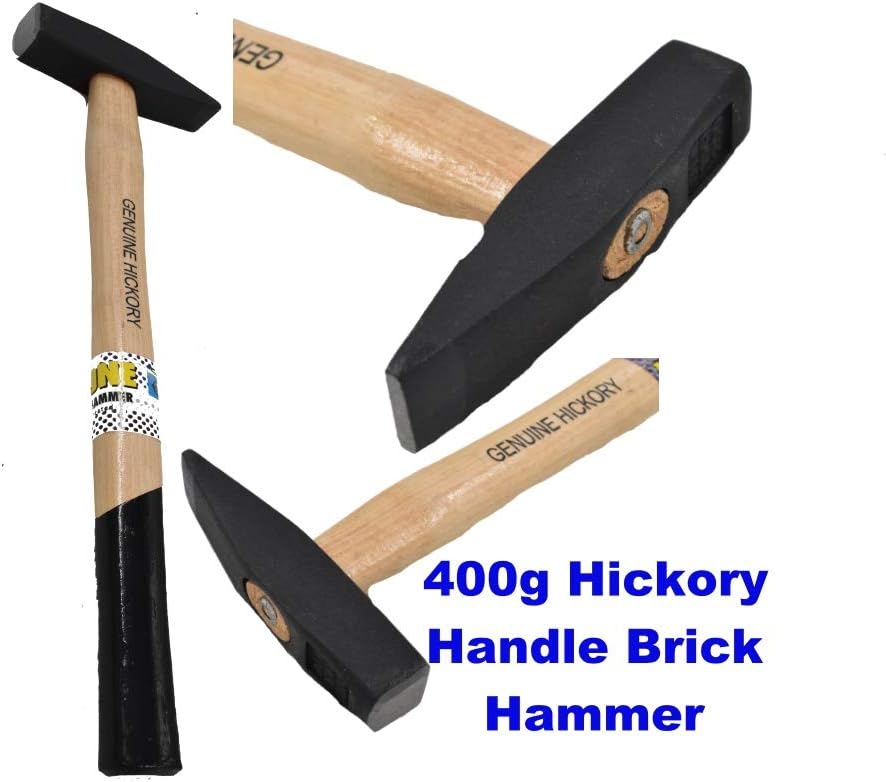 200g Geologist Hammer Genuine Hickory Handle Pick Fossil Pointed Tip ...
