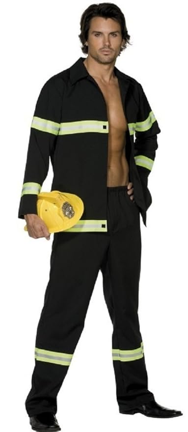 Adult Mens Sexy Fireman Firefighter Uniform Emergency Service Fever ...