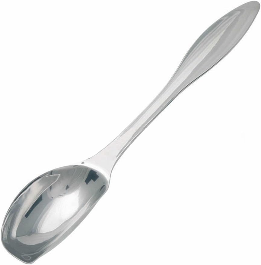 KitchenCraft Large Flat-Edge Stainless Steel Jar Spoon, 22 cm (8½ ...