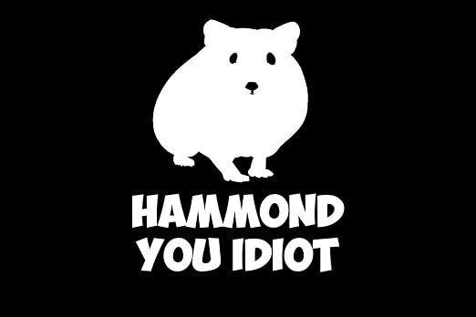 Amazon.com: Hammond You Idiot The Grand Tour Top Gear Vinyl Decal Car ...