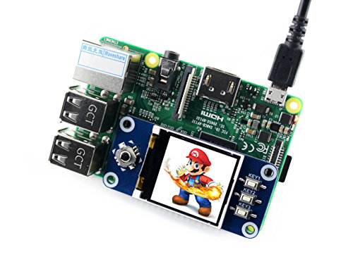 1.44inch LCD Display HAT for Raspberry Pi 3B+/3B/2B/3B+/Zero/Zero W ...